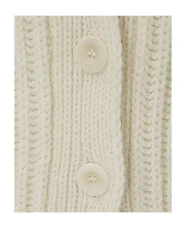 Fabiana Filippi Ribbed-knit Buttoned Cardigan