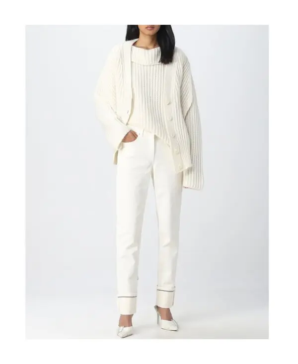 Fabiana Filippi Ribbed-knit Buttoned Cardigan