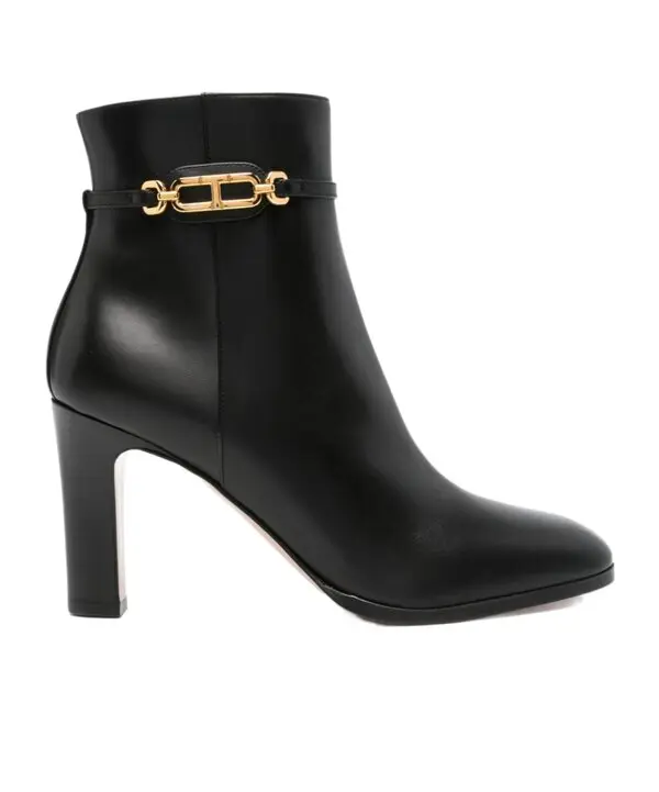 TOM FORD Logo Plaque Ankle Boots