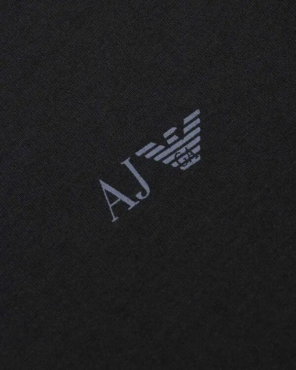 Emporio Armani Round Collar Logo T-shirt