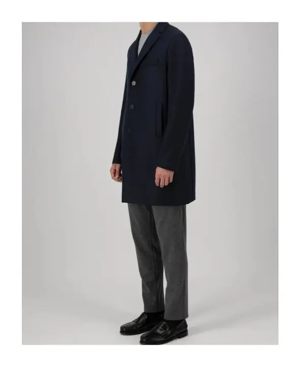 Harris Wharf London Pressed Wool Boxy Coat