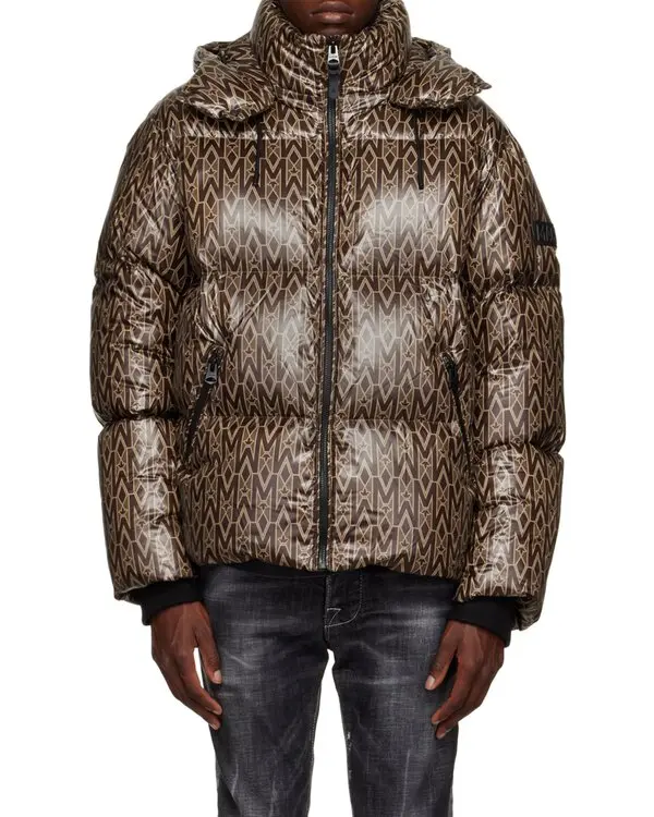 Mackage Kent Down Jacket With Monogram Print - Multicolor