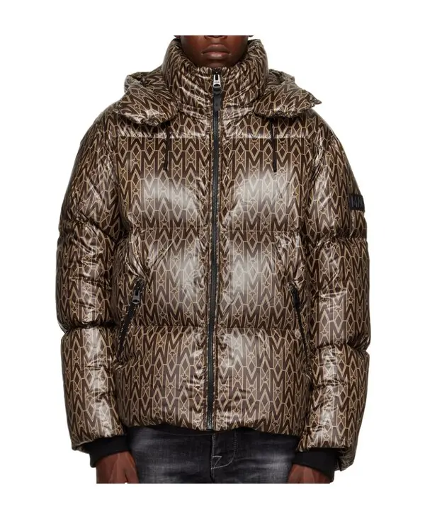 Mackage Kent Down Jacket With Monogram Print - Multicolor