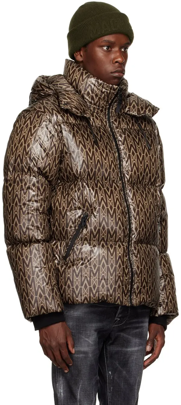 Mackage Kent Down Jacket With Monogram Print - Multicolor