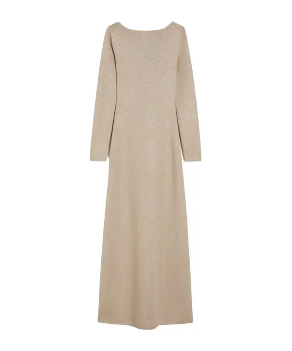 Max Mara Bracco Knitted Dress - Beige