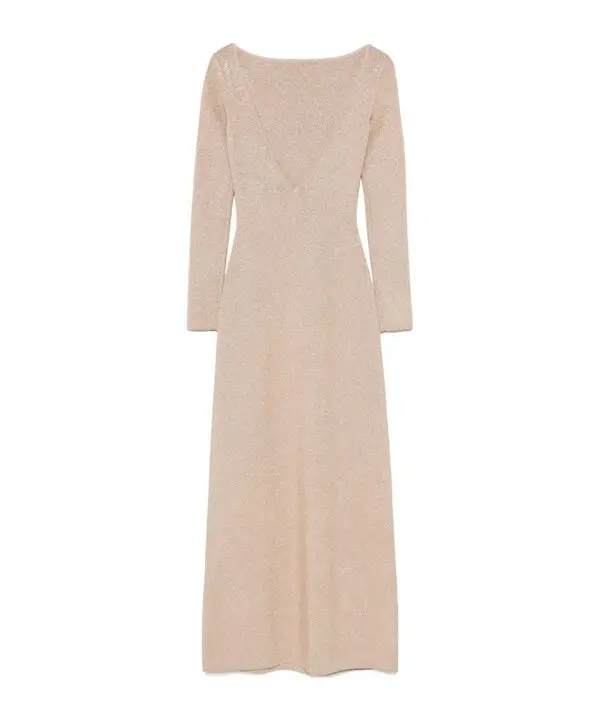 Max Mara Bracco Knitted Dress - Beige