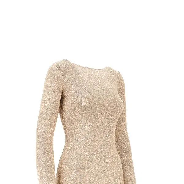 Max Mara Bracco Knitted Dress - Beige