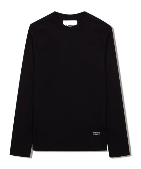 JIL SANDER Logo Plaque Long-sleeved T-shirt