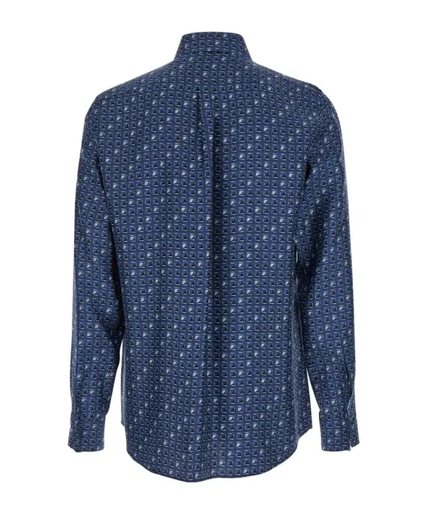 Dolce & Gabbana Dolce Gabbana All-over Patterned Shirt - Blue