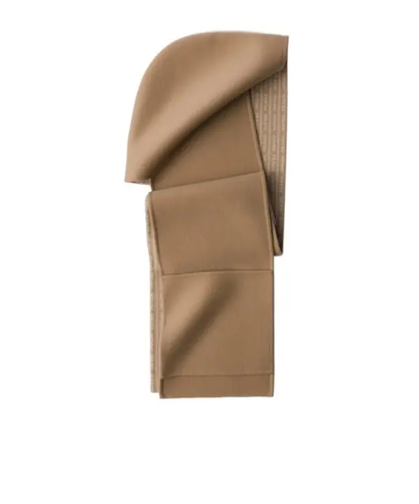 Prada Hooded Finished Edge Scarf - Camel/white