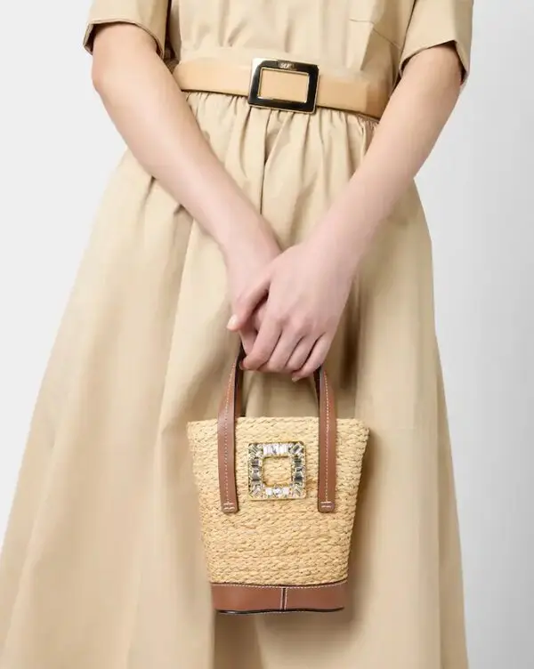 ROGER VIVIER Viv Skate Mini Bucket Bag