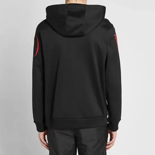 Valentino Garavani Logo Print Zip-up Hoodie