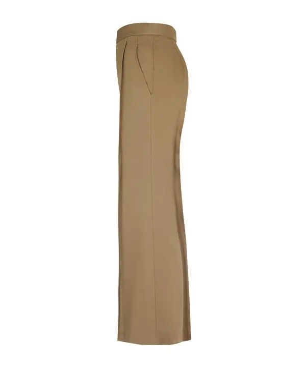 VIVIENNE WESTWOOD Pleated Flared Pants - Brown