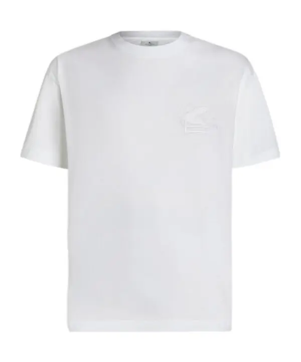 Etro Pegaso Embroidered T-shirt - White