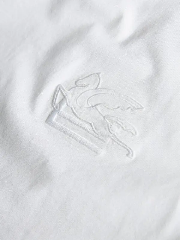 Etro Pegaso Embroidered T-shirt - White