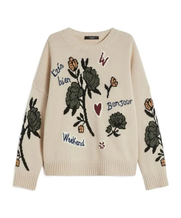 Max Mara Wool Knit Oversized Jumper - No