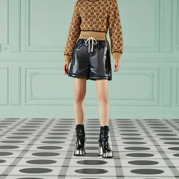 Gucci Gg Canvas Trimmed Nylon Shorts