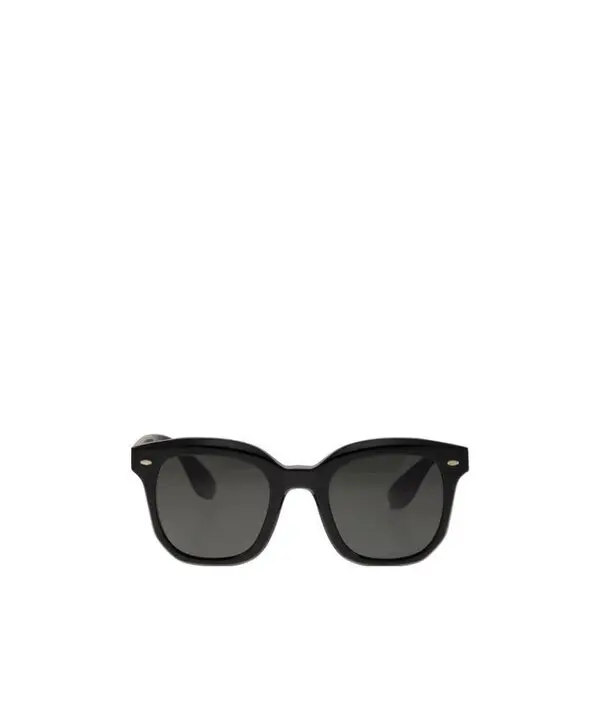 Brunello Cucinelli Round Frame Sunglasses - Black