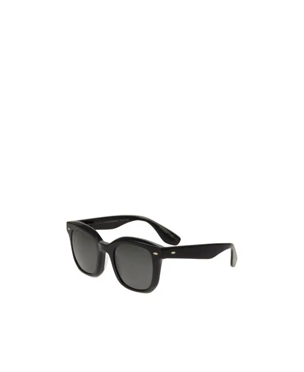 Brunello Cucinelli Round Frame Sunglasses - Black