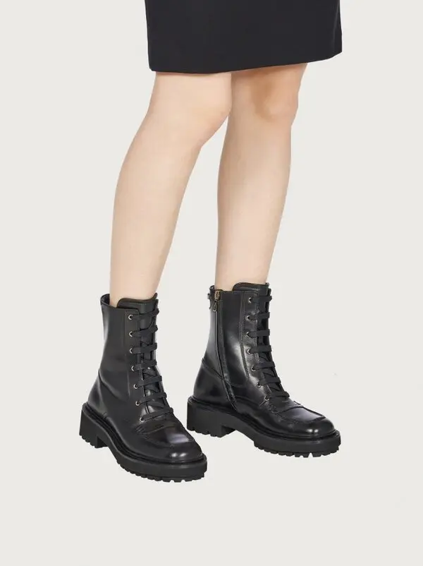FERRAGAMO Lace-up Ankle Boots