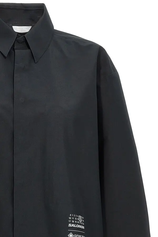 MM6 MAISON MARGIELA X SALOMON Numeric Print Long Sleeve Shirt