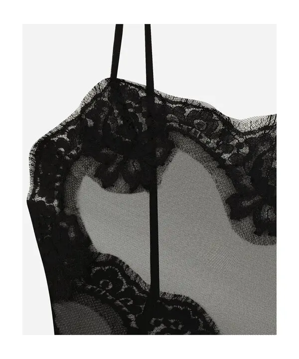 Dolce & Gabbana Lace Trim Tank Top