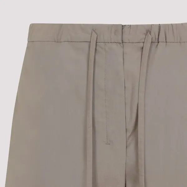 Max Mara Aureo Drawstring Wide Leg Pants - Gray