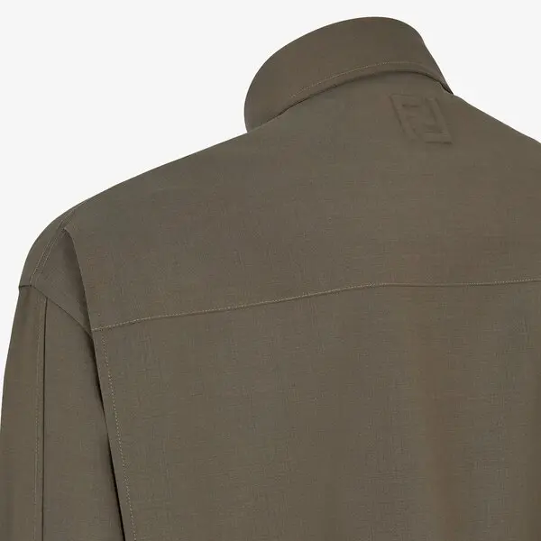 Fendi Long Sleeved Oversized Shirt