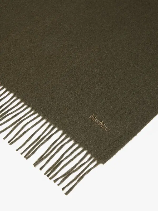 Max Mara Tartan Logo Logo Scarf
