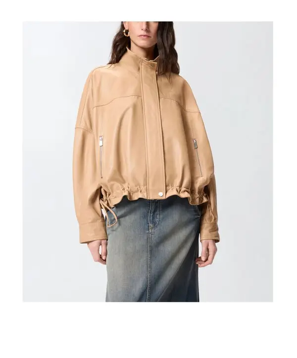 Pinko Bailee Leather Blouson