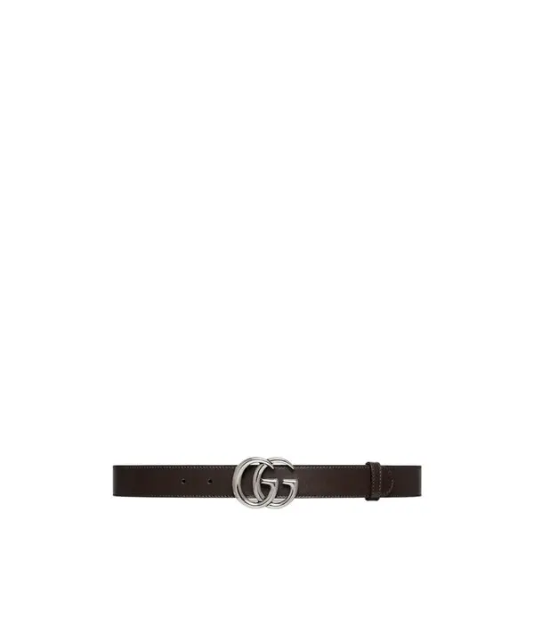 Gucci Logo Plaque Belt - Brown