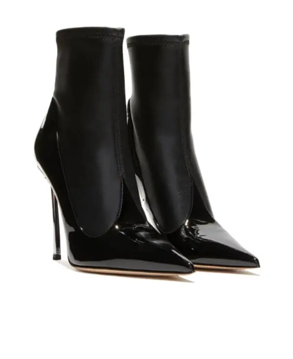 Casadei Superblade Pointed Toe High Heel Boots