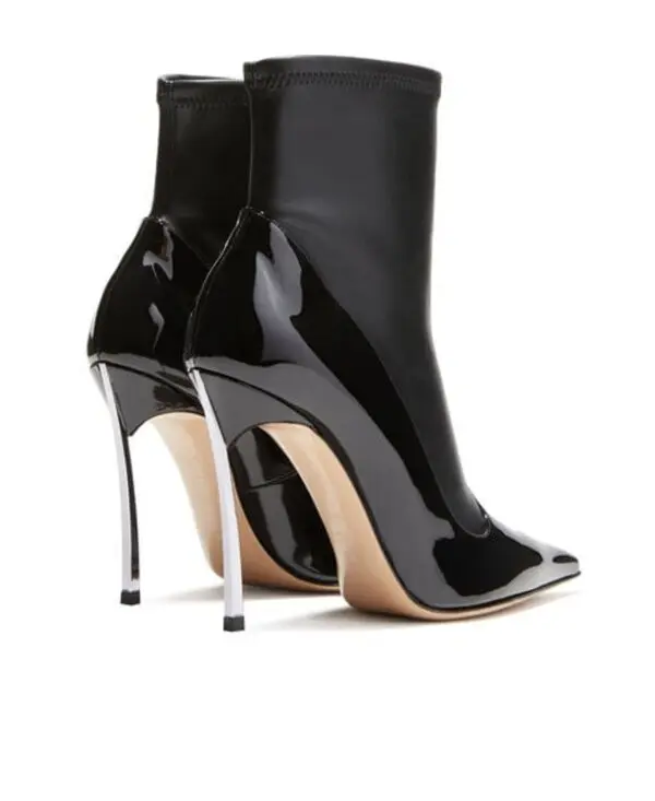 Casadei Superblade Pointed Toe High Heel Boots