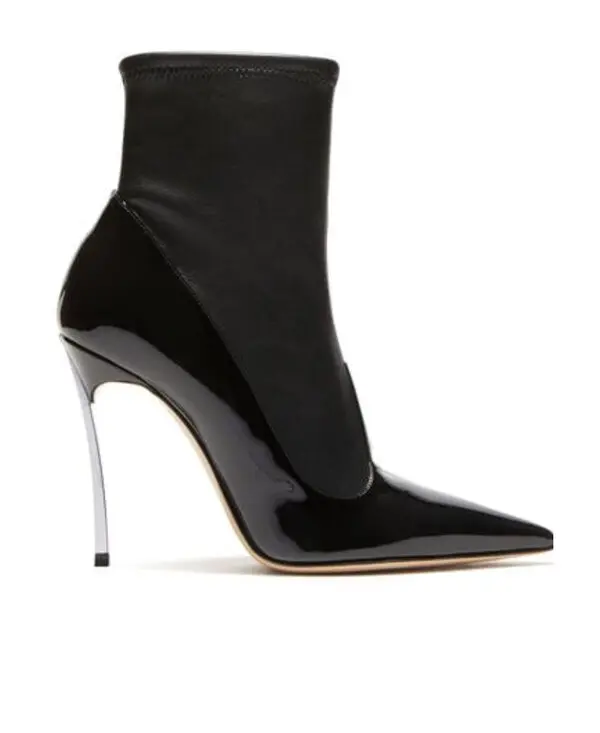Casadei Superblade Pointed Toe High Heel Boots