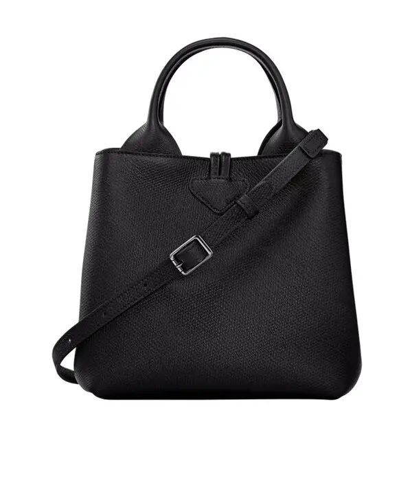 Longchamp Le Roseau S Top Handle Bag - Black