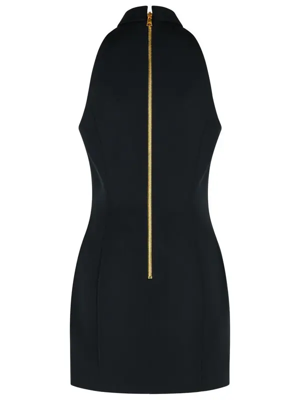 Balmain Sleeveless Mini Dress With Decorative Buttons