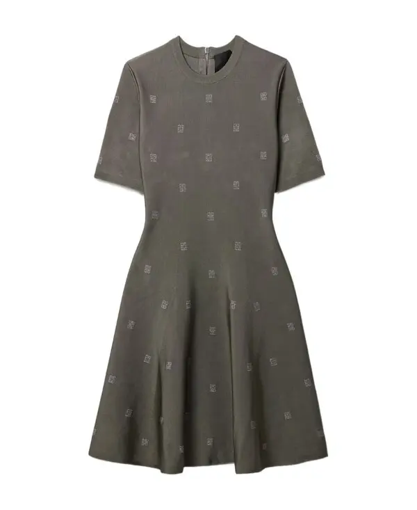 Givenchy 4g Jacquard Flared Minidress