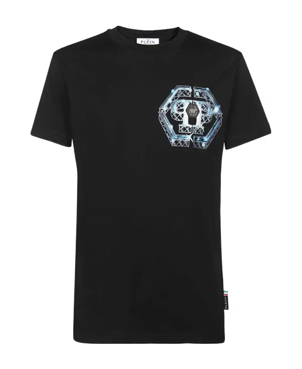 Philipp Plein Logo Printed Crewneck T-shirt - Black