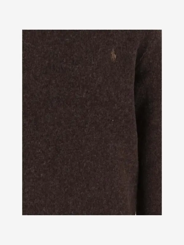 Polo Ralph Lauren Crew Neck Sweater With Embroidered Logo