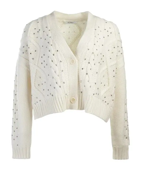 Max Mara V-neck Long-sleeved Sweater