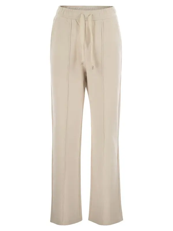 Max Mara Wide Leg Trousers With Drawstring Closure