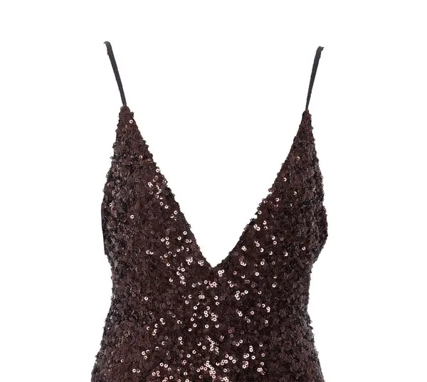 ANIYE BY Thelma Sequin Slip Dress