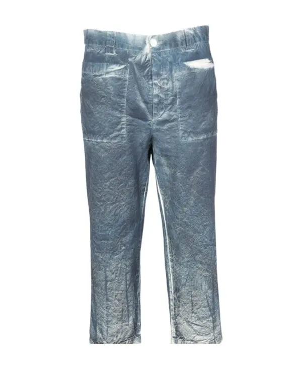 Sunnei Cropped Straight Pants - Gray