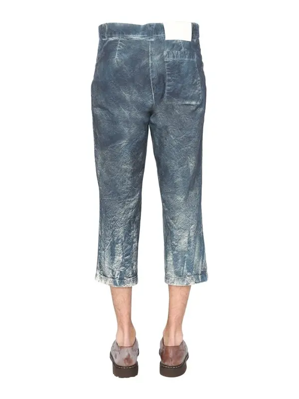 Sunnei Cropped Straight Pants - Gray
