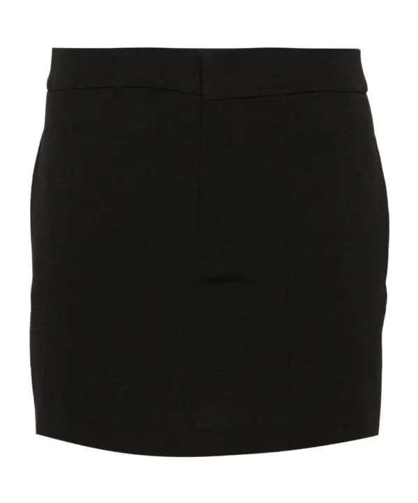 Isabel Marant Étoile Licoma High Waist Crepe Mini Skirt - Black