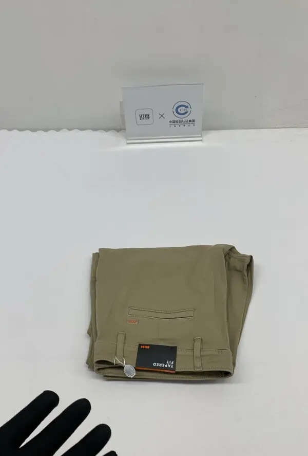 Hugo Boss Mid-rise Tapered-leg Trousers - Nude