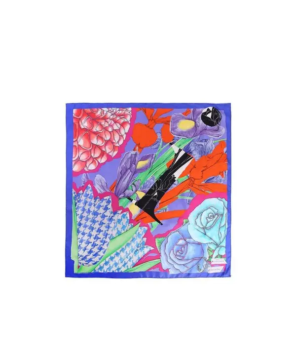 Dior Printed Silk Scarf - Multicolor