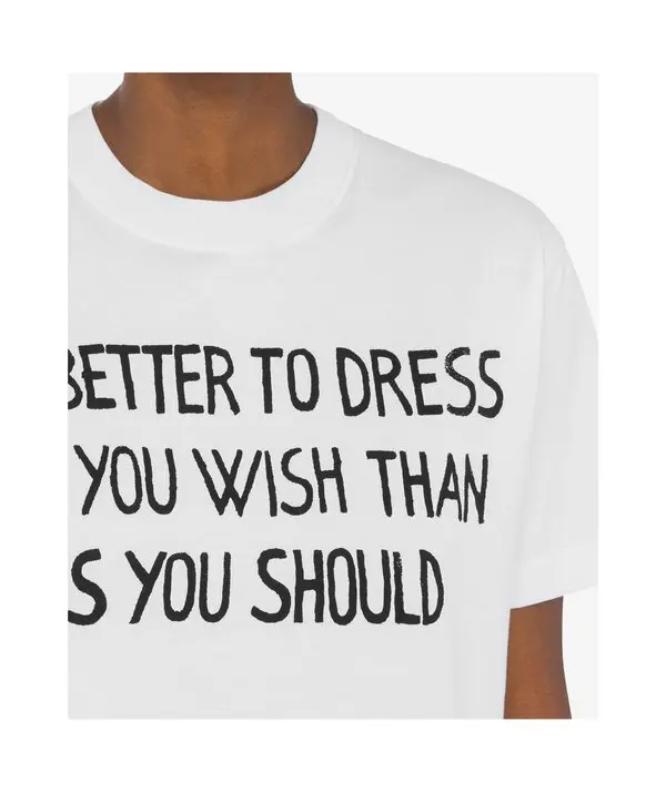 Moschino Slogan Print T-shirt