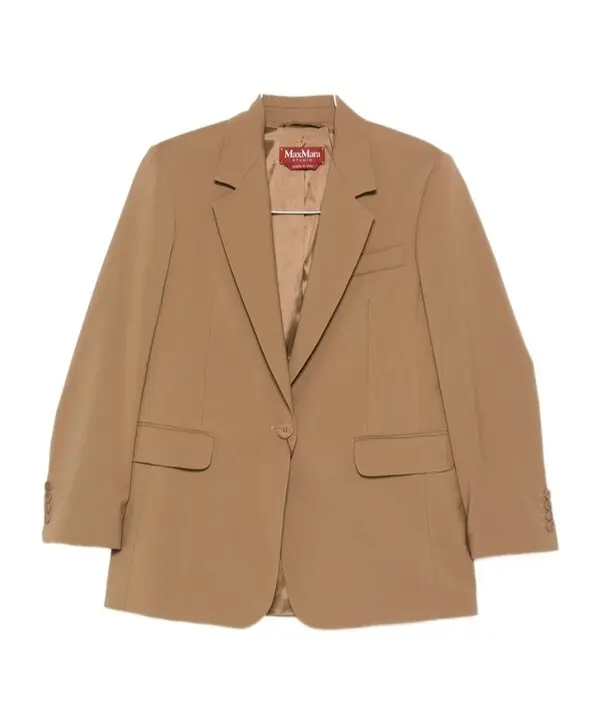 Max Mara Single-breasted Blazer - Brown