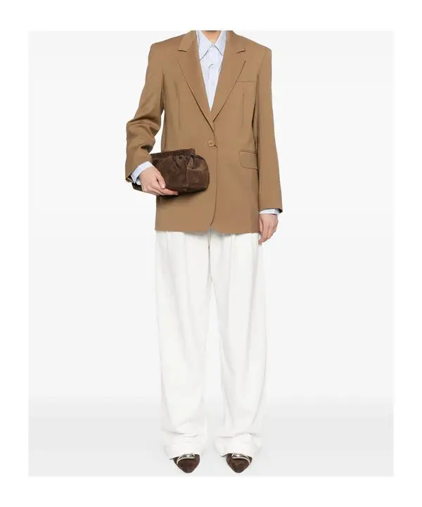 Max Mara Single-breasted Blazer - Brown